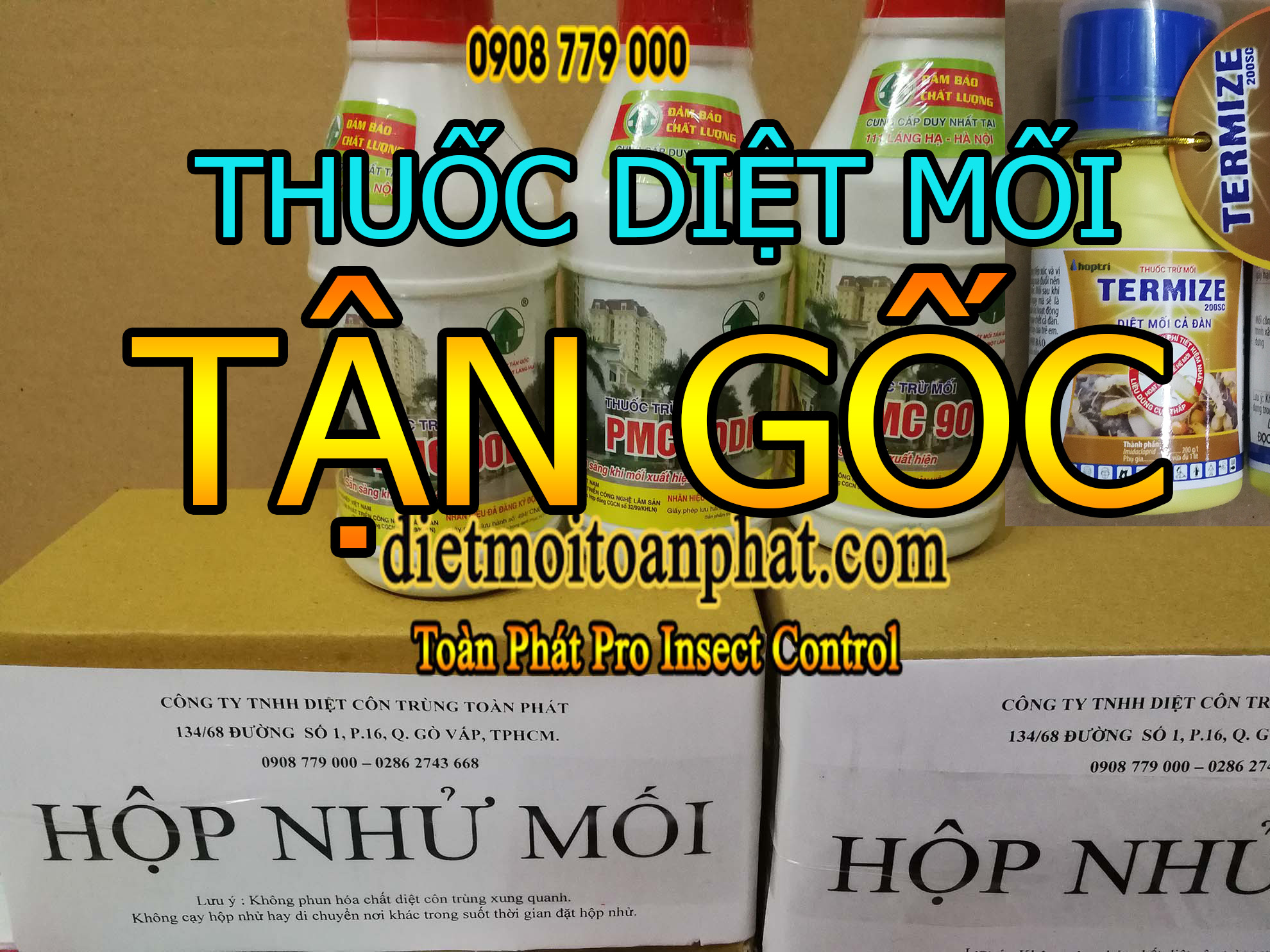 Nơi bán thuốc diệt mối tận gốc ở Bình Dương 2024
